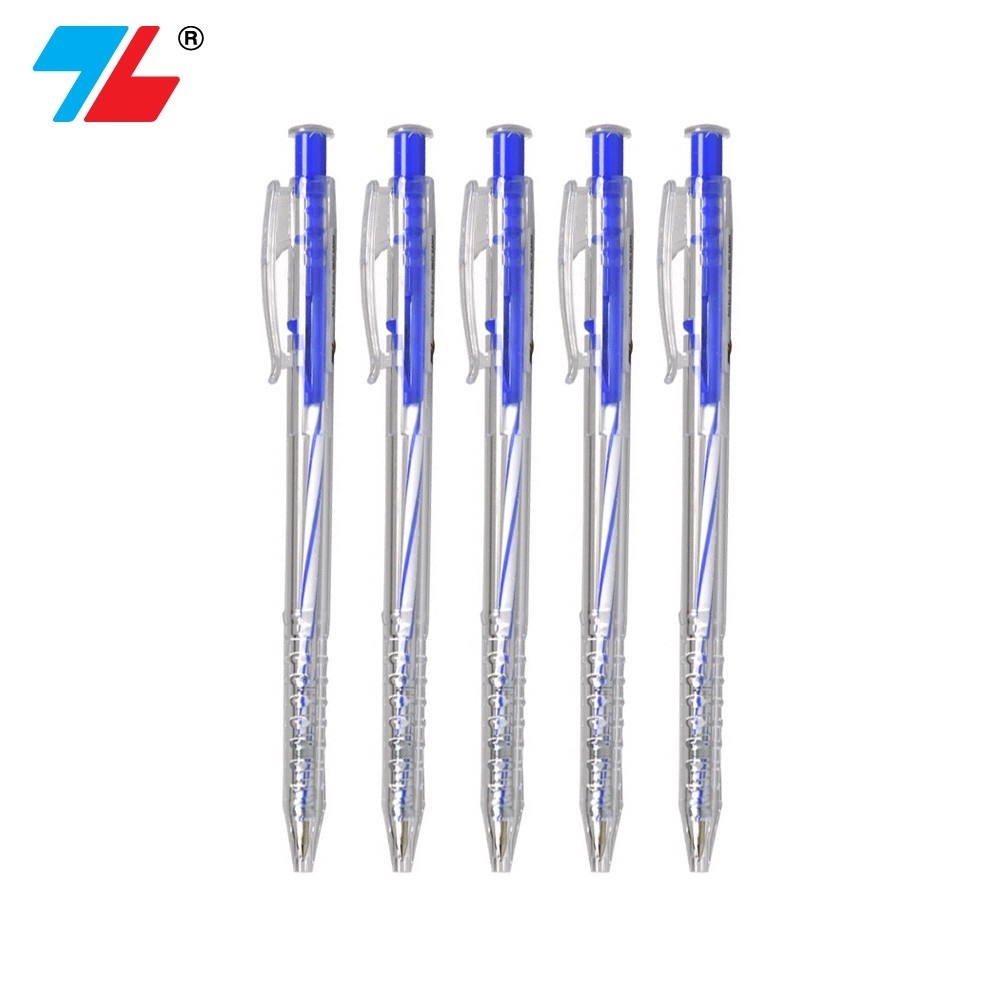 Thien Long Ballpoint Pen TL-027 - Blue - Standard 0.5 mm Nib | Shopee ...