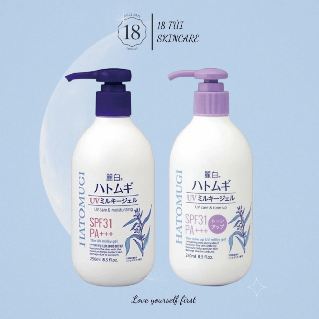 Hatomugi The UV Care Milky Gel Japan Sunscreen From Italian Seeds ...