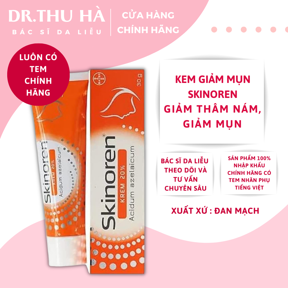 Skinoren acne cream 20% azelaic Acid, acne and dark spots reduction ...
