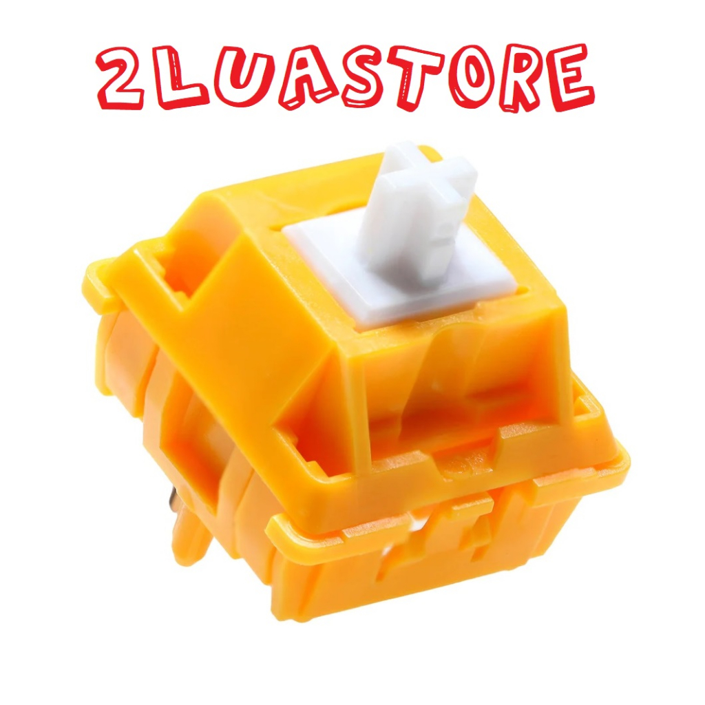 Everglide Sunset yellow mechanical keyboard Switch - Bsun LINEAR 5 pin ...