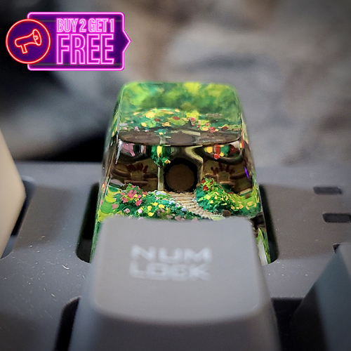 Hobbit keycap, hobbit house keycap, hobbit's house mechanical keyboard ...