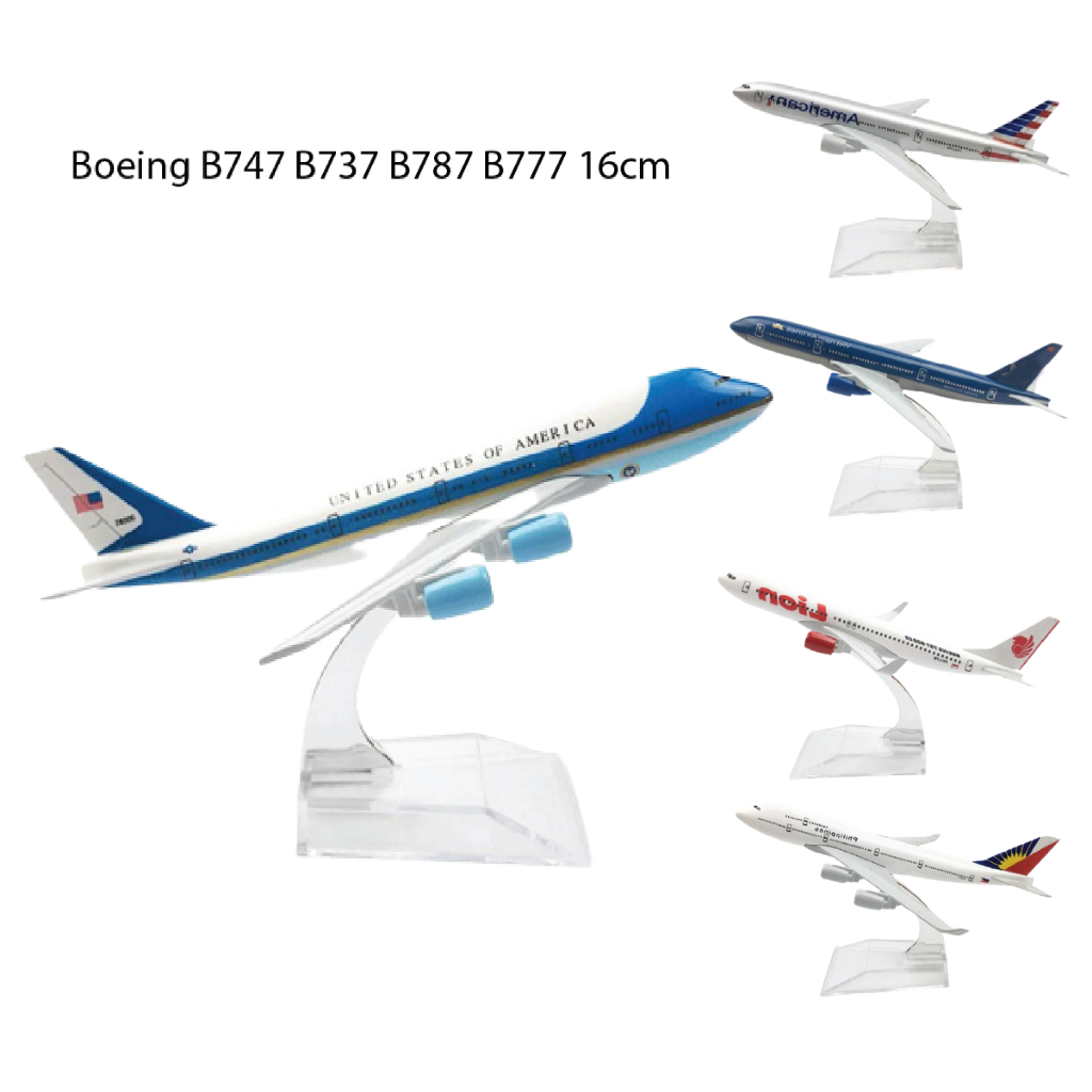 Boeing B747 B777 B787 Airbus A350 A320 16cm MB16 metal aircraft model ...