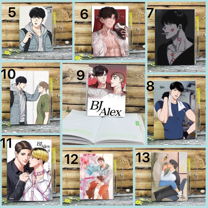 Bj alex broadcast notebook with alex comes with a6 pen/ yaoi bj alex ...