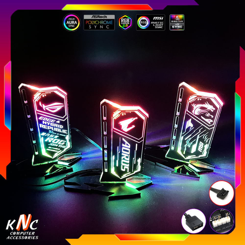[Liquidation] Vertical VGA Anti-Sagging Stand Gaming Led 5v ARGB ...