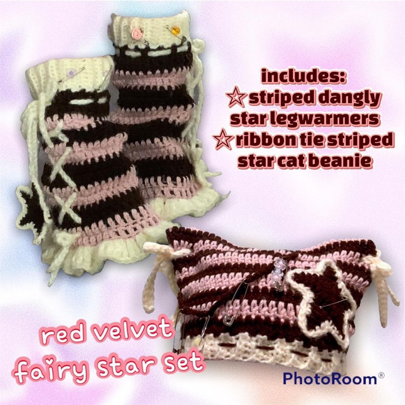 Cat beanie + Leg warmers Hat For Winter - crochet handmade crochet - No ...