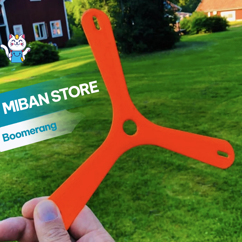Basic 3-Pointed Boomerang Turns Back When Throwing - Outdoor Picnic Toy ...
