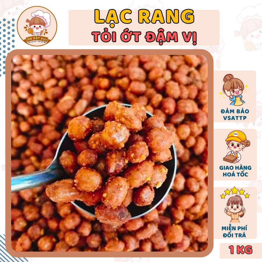 Combo 1Kg Roasted Peanuts with Garlic and Chili Fun Snack | Shopee ...