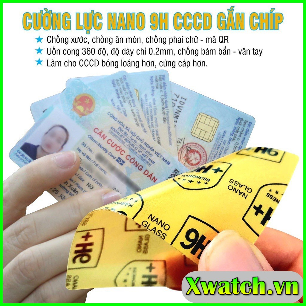 Nano tempered film to protect Citizen Identification Card with chip ...