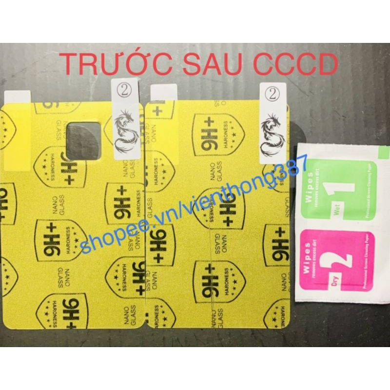 Nano tempered film to protect Citizen Identification Card with chip ...