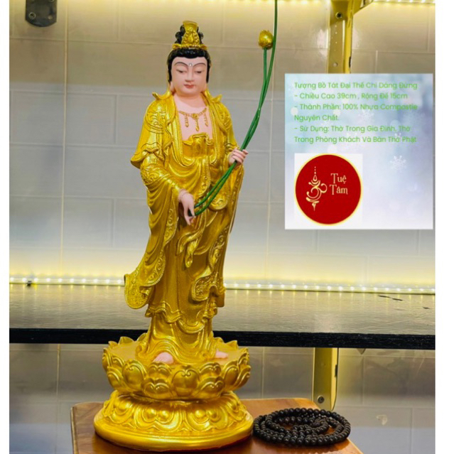 Very Beautiful 40cm Standing Bodhisattva Mahasthamaprapta Statue TUE ...