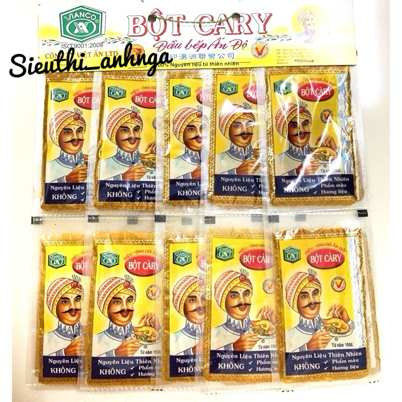 Indian Old Man Brand Curry Powder 11G Pack | Shopee Philippines