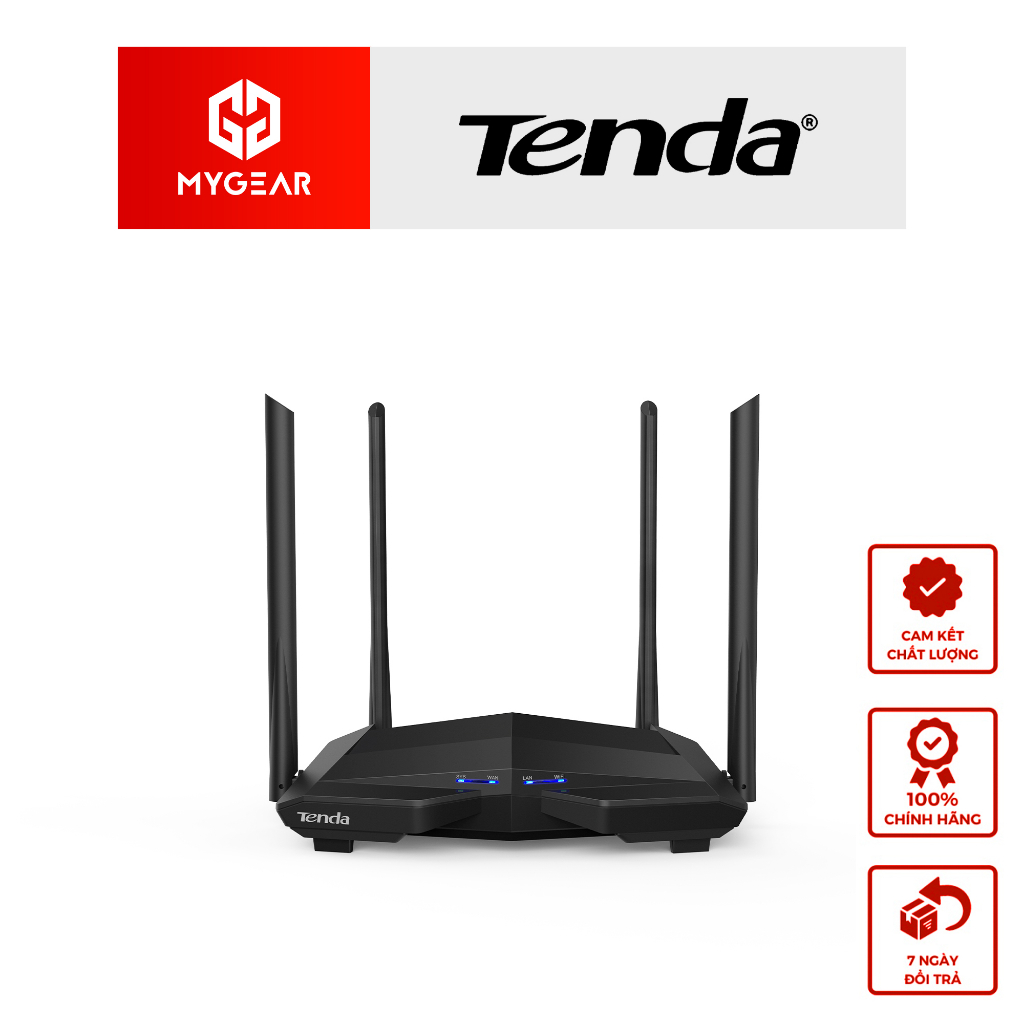 Tenda AC10 v4 AC1200 Gigabit Dual Band WiFi Router | Shopee Philippines