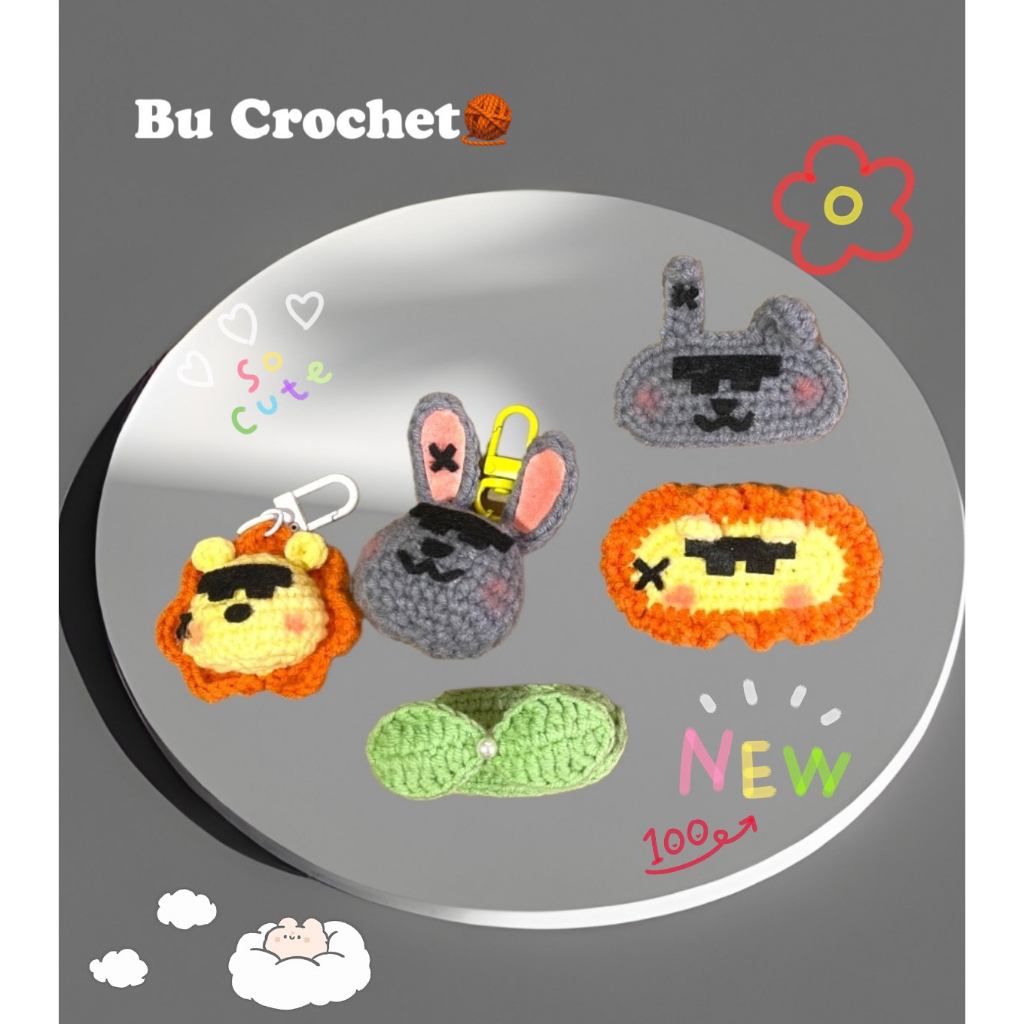 Mini keychain Combo, Nong Lion clip & Chinzilla-GeminiFourth (with card ...