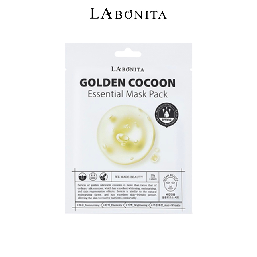La Bonita Golden Cocoon Essential Mask Pack 20g | Shopee Philippines