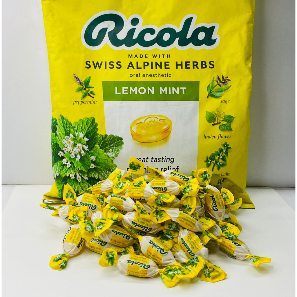 Ricola lemon honey mint cough suppressant lozenges 30 tablets from ...