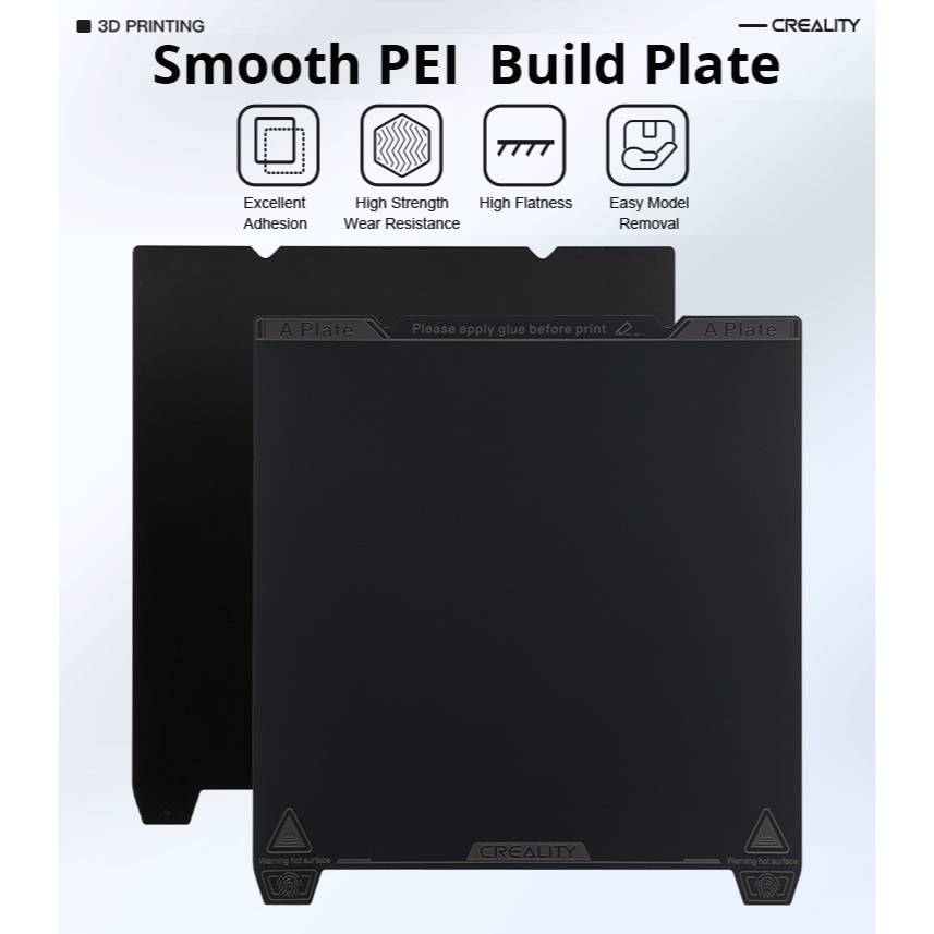 Smooth PEI Build Plate for Creality Ender 5 S1/ Ender 3 V3 SE/ Ender 3 V3 KE/ K1...size 235 3d ...