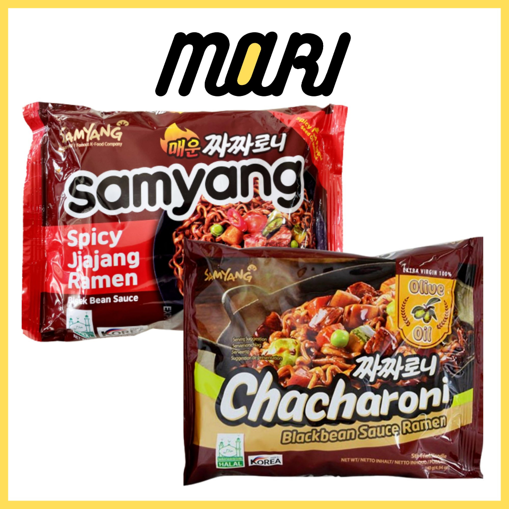 Jajang Chacharoni Samyang Black Soybean Noodles 140g | Shopee Philippines