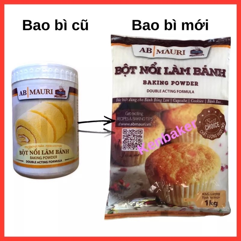 Baking power AB Mauri Baking powder 1kg pack (new packaging) | Shopee ...