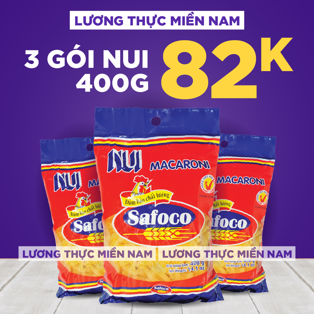 [Super Cheap] 3 Packs of Safoco Large Pasta, 400g pack | Shopee Philippines