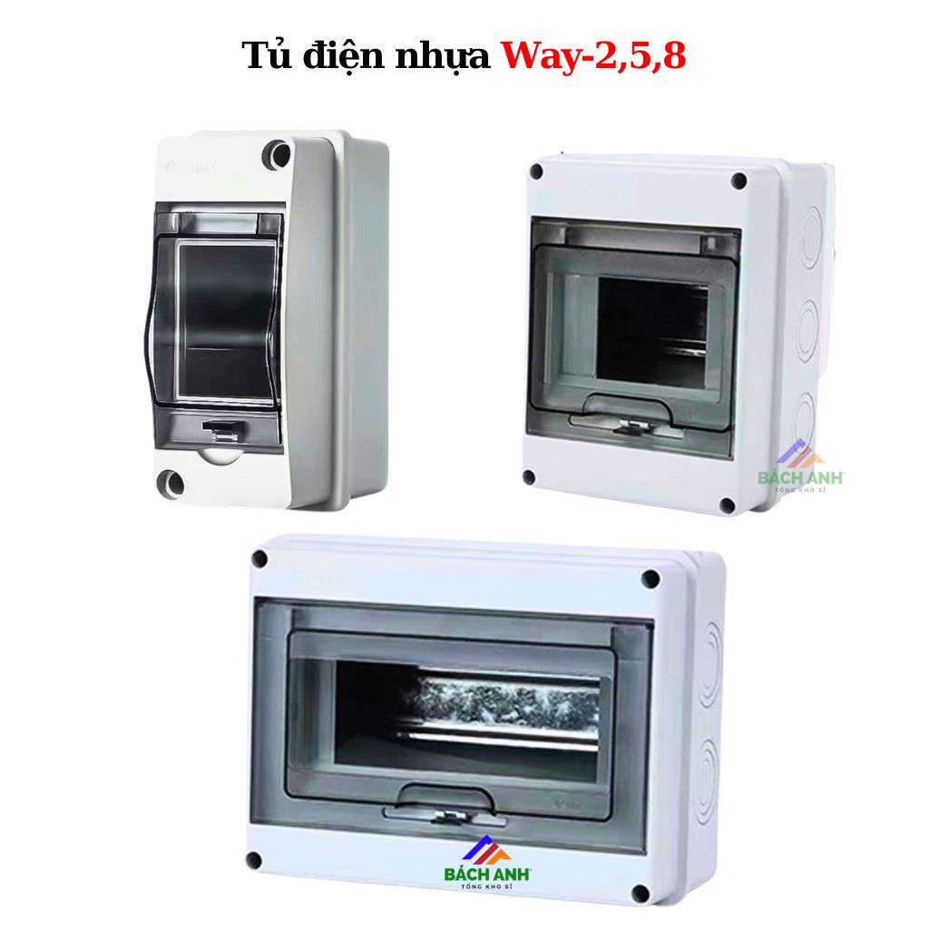 Way-2, 5, 8 plastic electrical cabinets (waterproof surface mounting ...