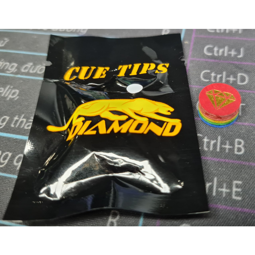 Rainbow CUE TIPS 6-LAYER DIAMOND BIDA CUE TIPS | Shopee Philippines