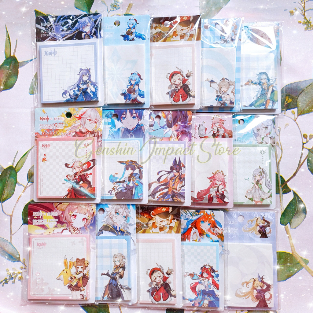 Genshin Impact notepad (new model) | Shopee Philippines