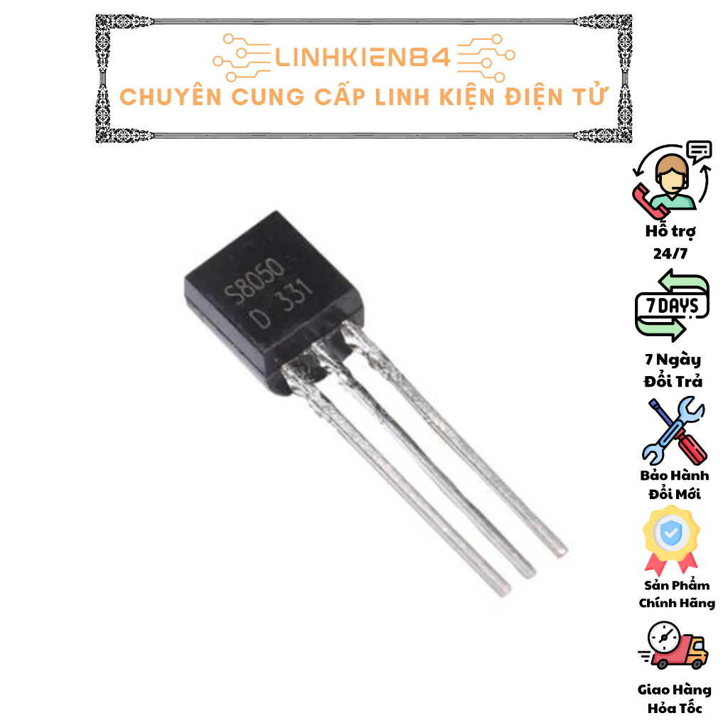 COMBO 10 Transistor PNP S8550 ( TRANS 2TY ), NPN S8050 ( TRANS J3Y ...