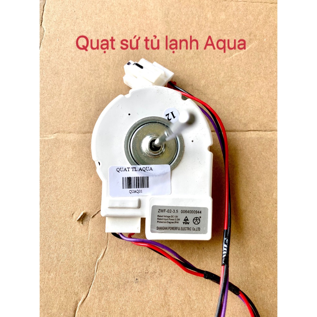 Aqua DC 13V 3.3W ceramic refrigerator fan | Shopee Philippines