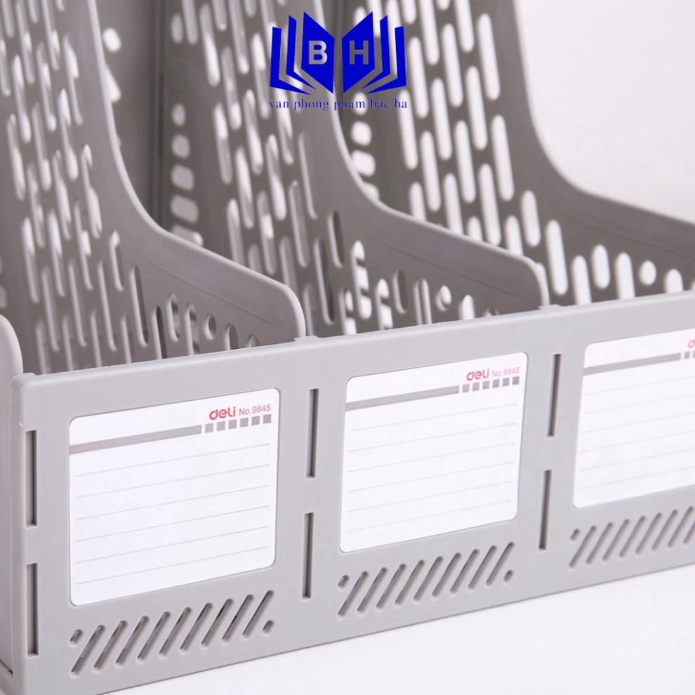 Deli vertical 3-compartment document rack - E9845 | Shopee Philippines