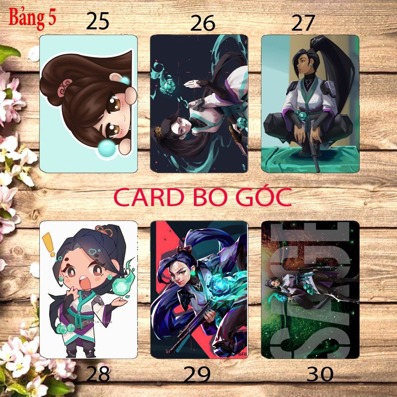 Sage card with rounded corners 6 different tactical fps game/Sage card ...