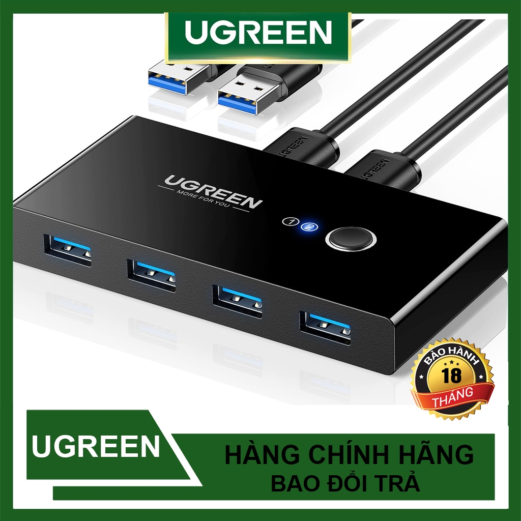 Ugreen 30768 US216 Switch, 2 USB ports to 4 Genuine USB 3.0 ports | Shopee Philippines