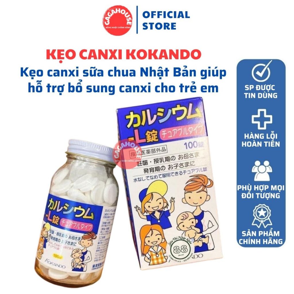 Japanese Kokando yogurt calcium candy helps support calcium ...