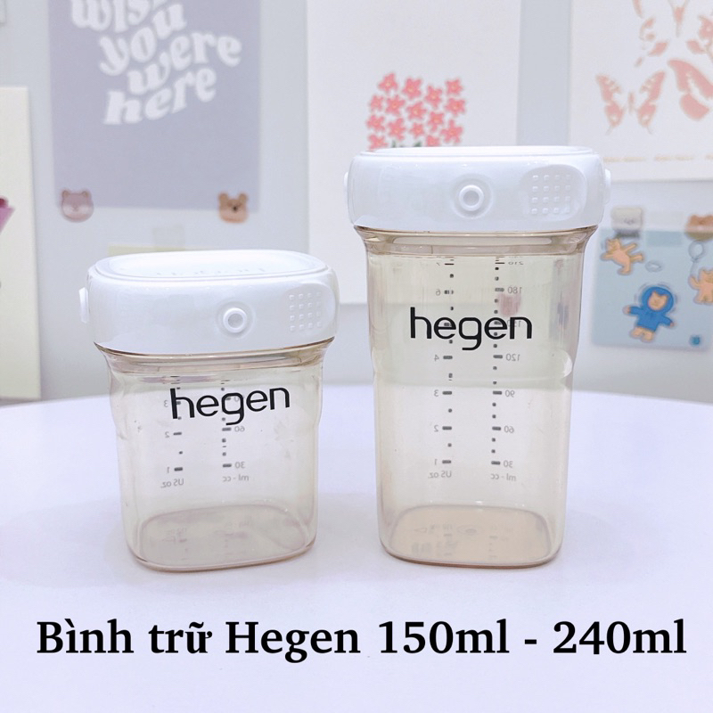 Genuine Hegen bottle body / Storage lid / Storage bottle 150ml - 240ml ...