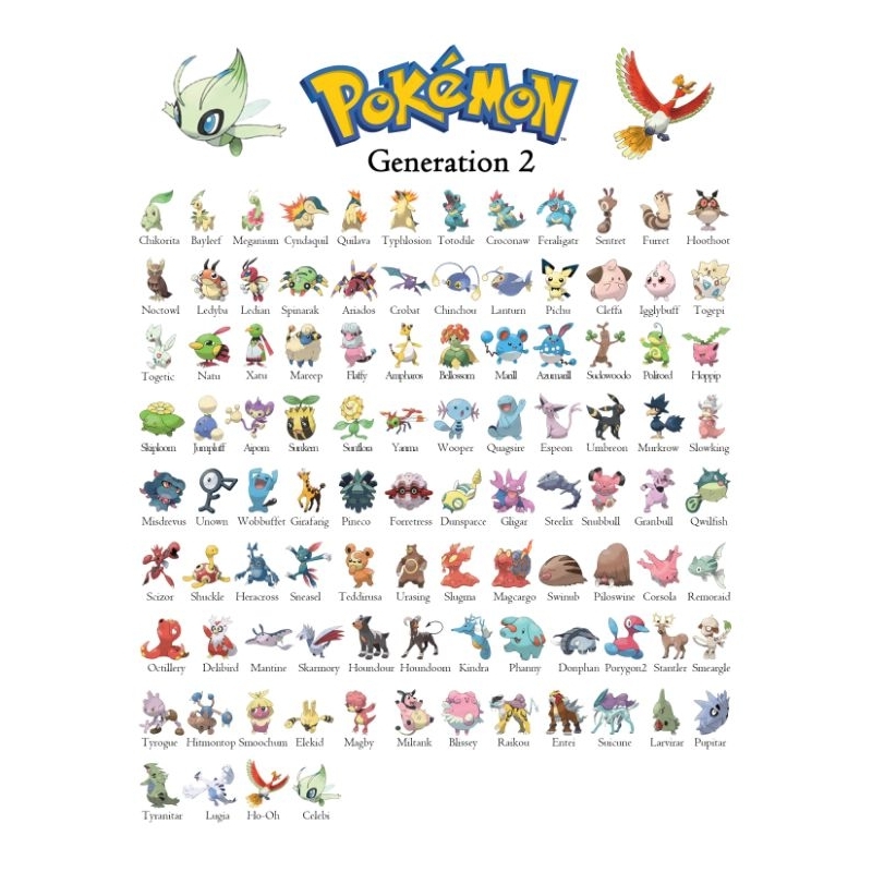 [Takara Tomy] Pokemon Gen 2 Model | Shopee Philippines
