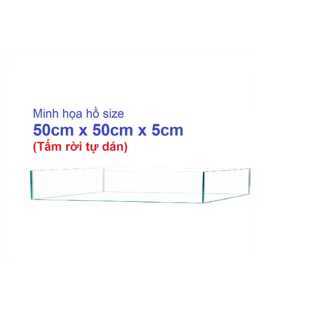 50x50x5cm Combo of 5 pre-cut transparent hard mica plastic panels for ...