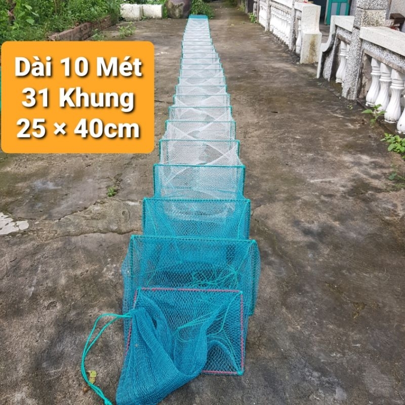[10 Meters LONG] Rope trap, 31 frames, hole 1.8 centimeters, height ...