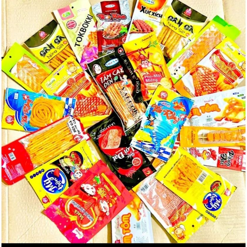 Combo of 10 spicy seasoned toothpicks, instant snacks of various types ...