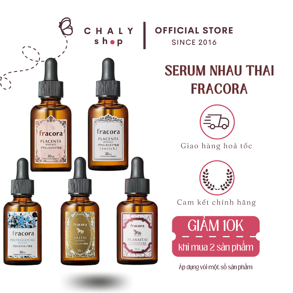 Fracora Japanese placenta serum essence for whitening, fading dark ...