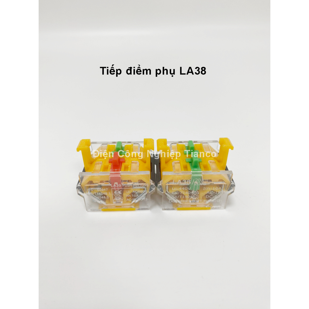 Auxiliary contact 2 NO, 1 NO + 1NC for push button LA38, LA39 | Shopee ...