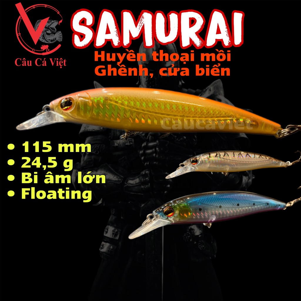 Samurai lure, fishing for sea bass, bamboo shoots, barracuda. | Shopee ...