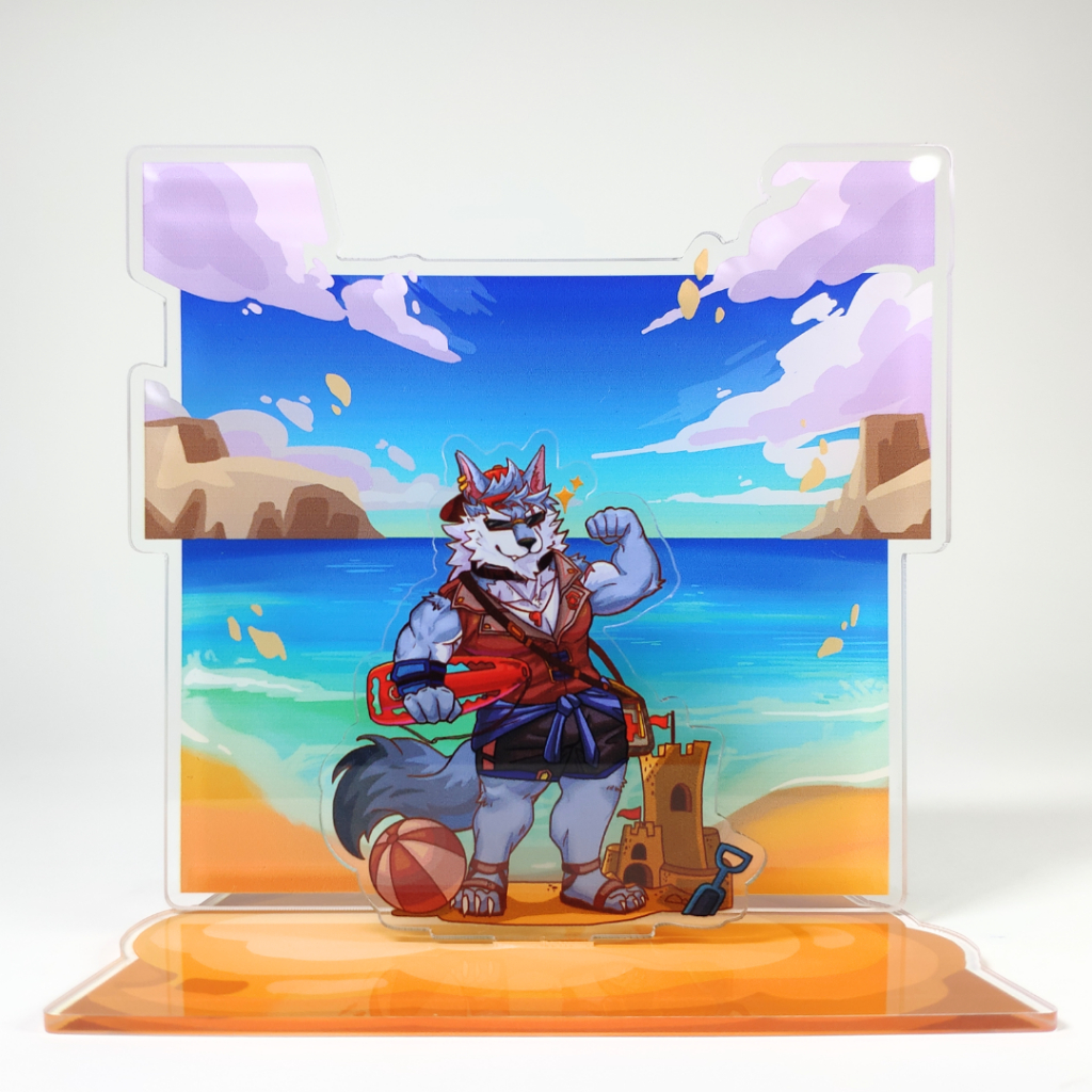 Furry FREDDY Concept Summer Standee Model 3 pieces of mica | Shopee ...