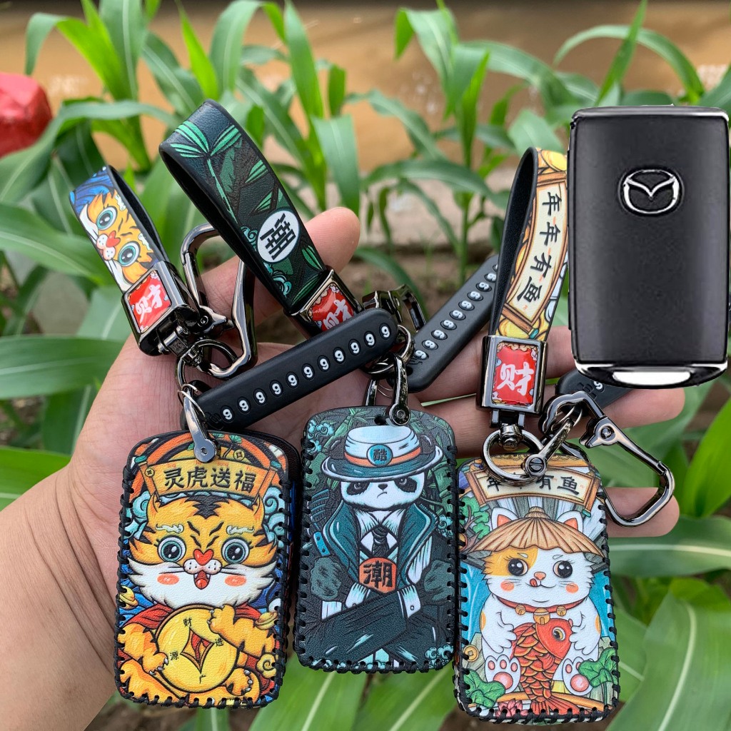 Leather Key Cover Mazda 3, Cx3, Cx30, Cx5 2023, Cx8, Mazda 2 2023 ...