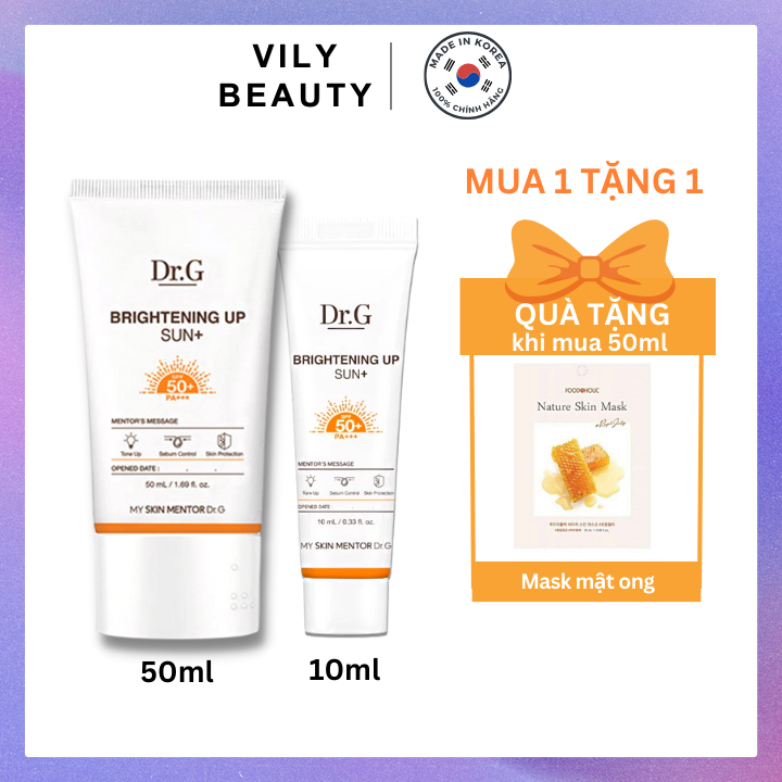 [Bill Han] Dr.G Brightening Up Sun+ SPF50+ PA+++ 50ml | Shopee Philippines