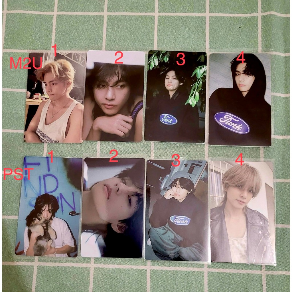 Genuine V BTS Lucky draw Layover photo Card | Shopee Philippines