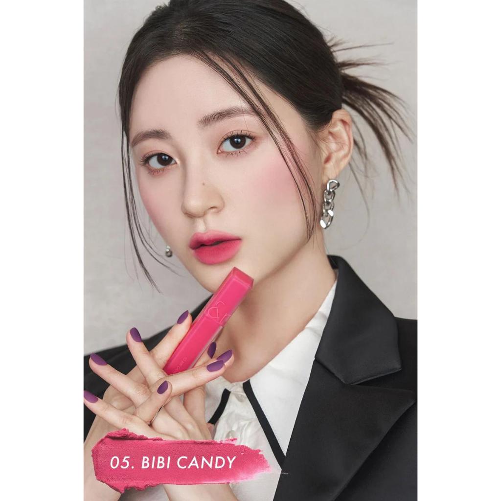 Romand Blur Lipstick 05 Baby Pink, Romand Blur Fudge Tint Color 05 Bibi ...