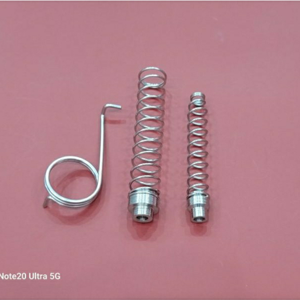 XO Stainless steel brake springs mounted on front & rear brake levers ...