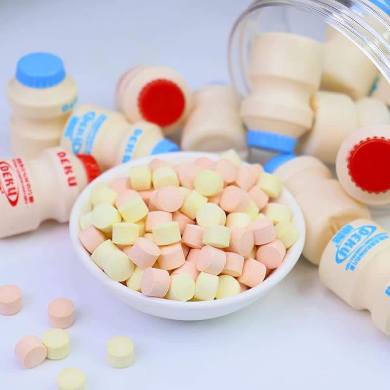 [ Deku candy] Combo of 5 small boxes of Deku yogurt tablets Piece new ...