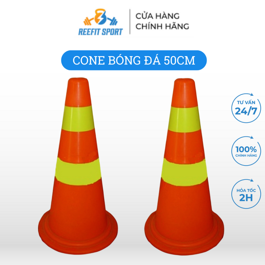 Reefit Sport plastic Cone for soccer tactical practice 50cm | Shopee ...