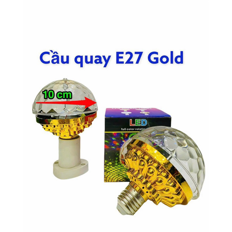 7-color rotating led disco light that rotates with music, 360-degree ...