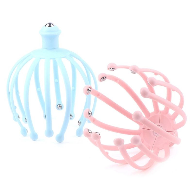 Smart relaxing octopus head massage tree, 12-legged temple massage ...